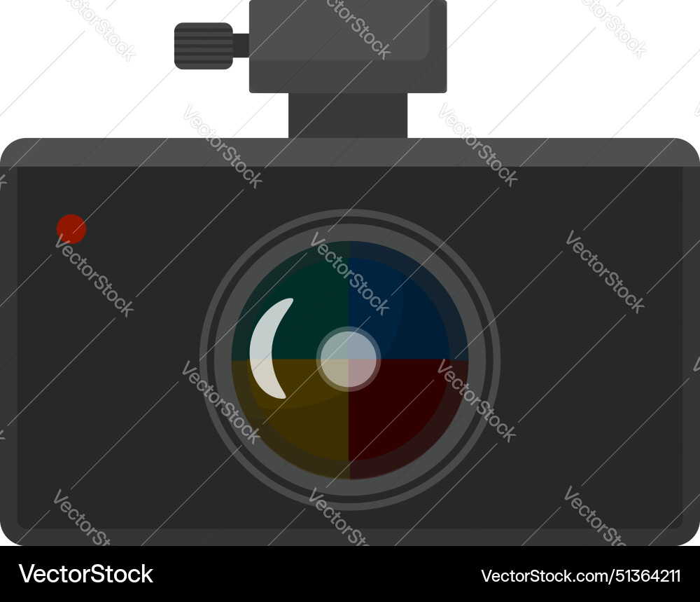 Compact digital camera Royalty Free Vector Image