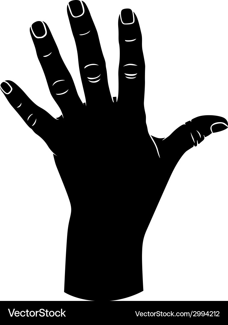 Hand fingers Royalty Free Vector Image - VectorStock