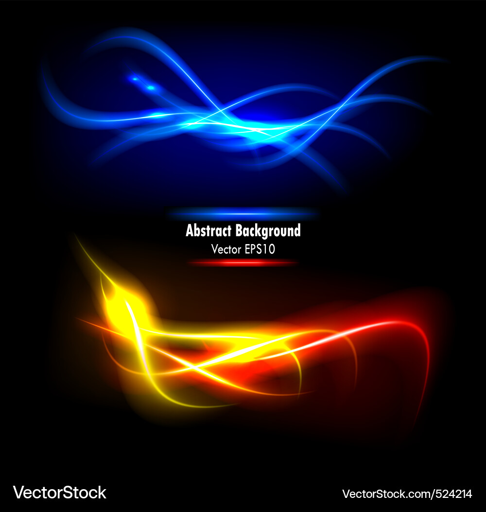 Abstract Glowing Color Background Royalty Free Vector Image