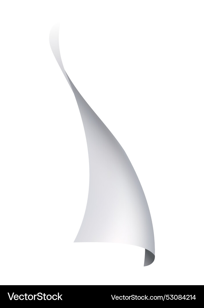 Flying paper page icon falling documents sheet Vector Image