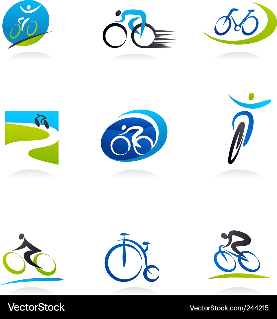 Cycling Royalty Free Vector Image - VectorStock
