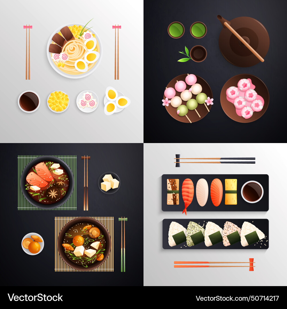 Japanese food design concept Royalty Free Vector Image