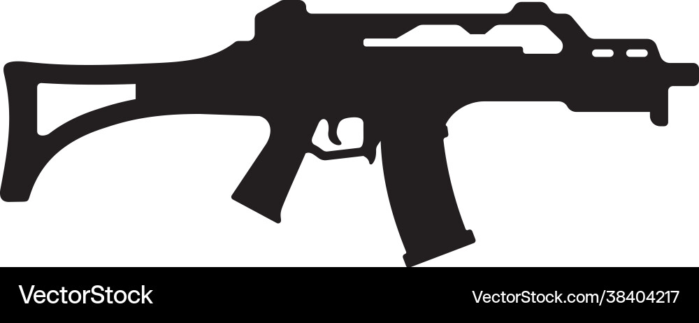 Machine gun Royalty Free Vector Image - VectorStock