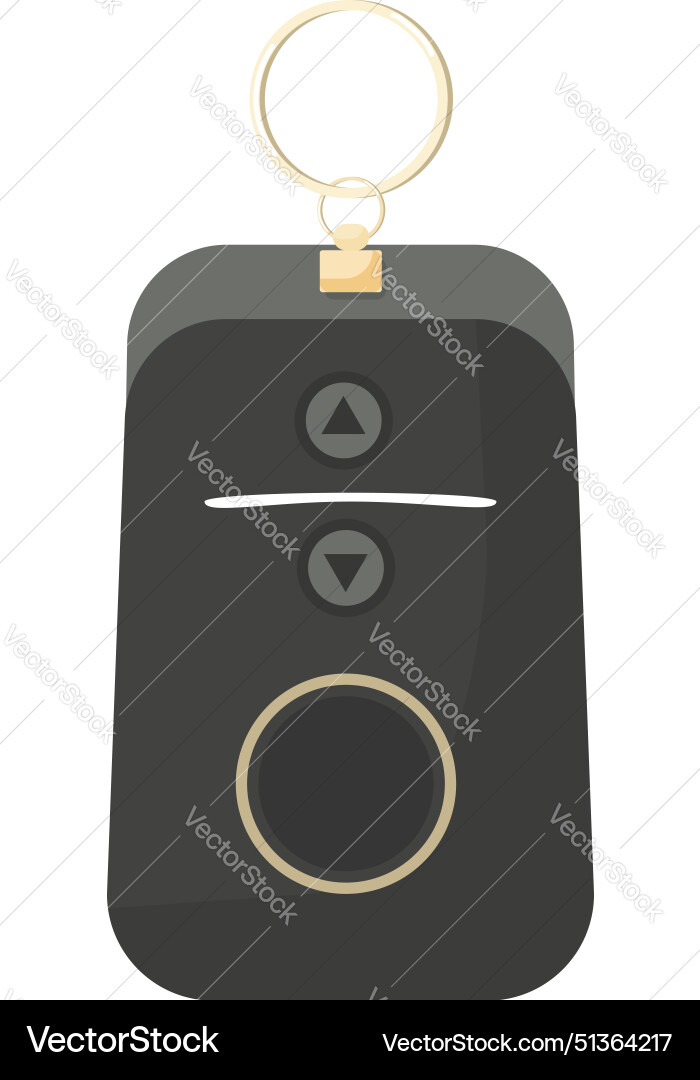 Modern car key fob isolated on white background Vector Image