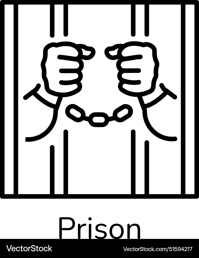 Prison Royalty Free Vector Image - VectorStock