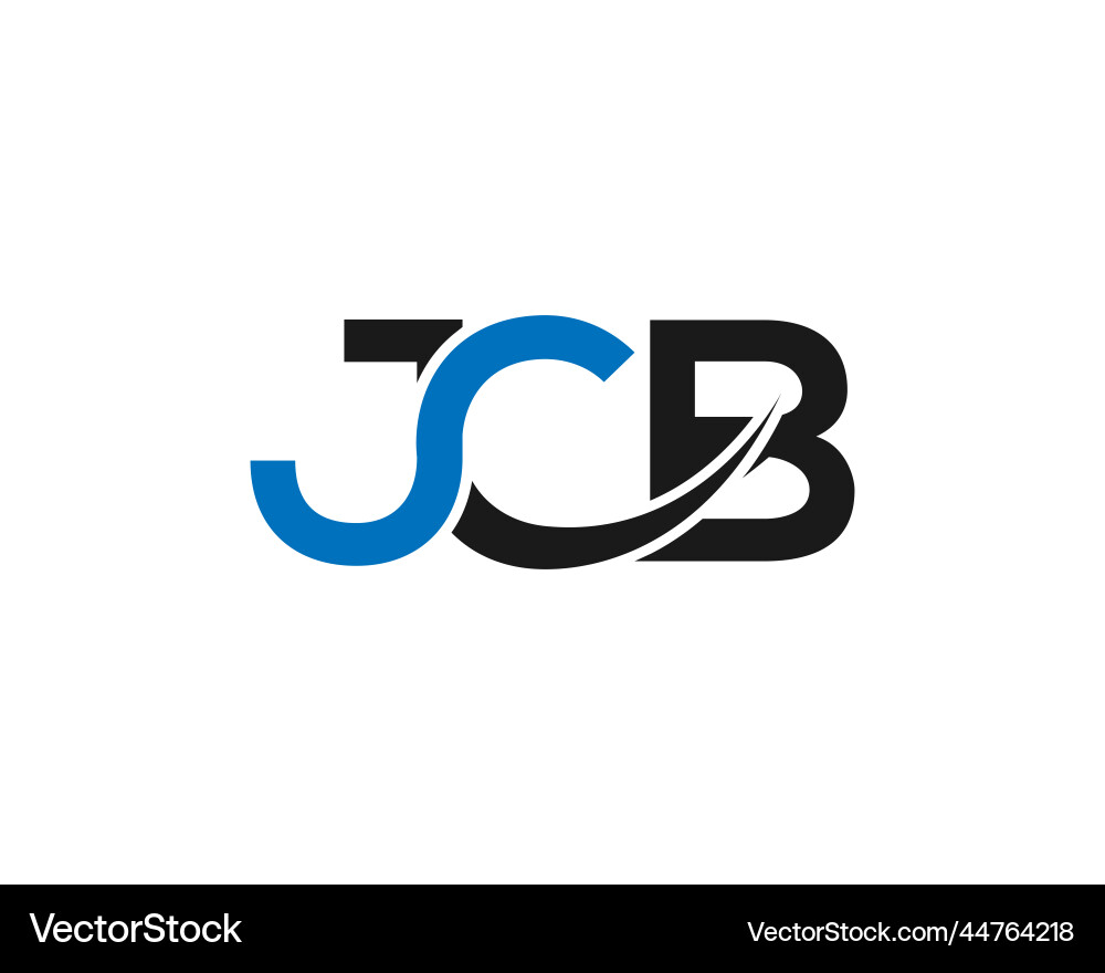 Creative letter jcb monogram hexagon logo design Vector Image