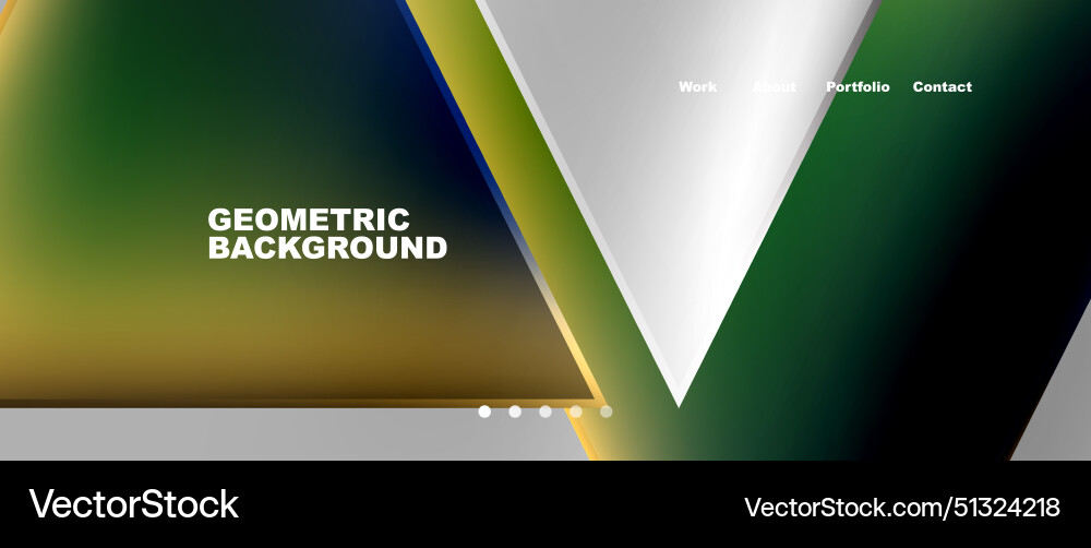 Metal triangles with colorful bright Royalty Free Vector