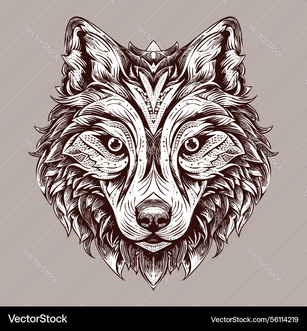 Abstract animal Royalty Free Vector Image - VectorStock