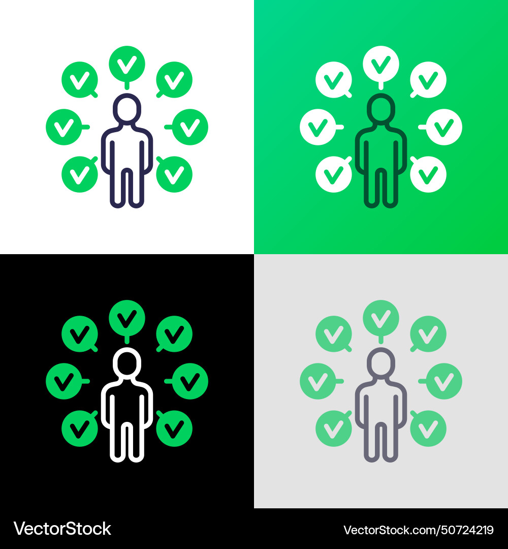 Employee is approved for job successful Royalty Free Vector