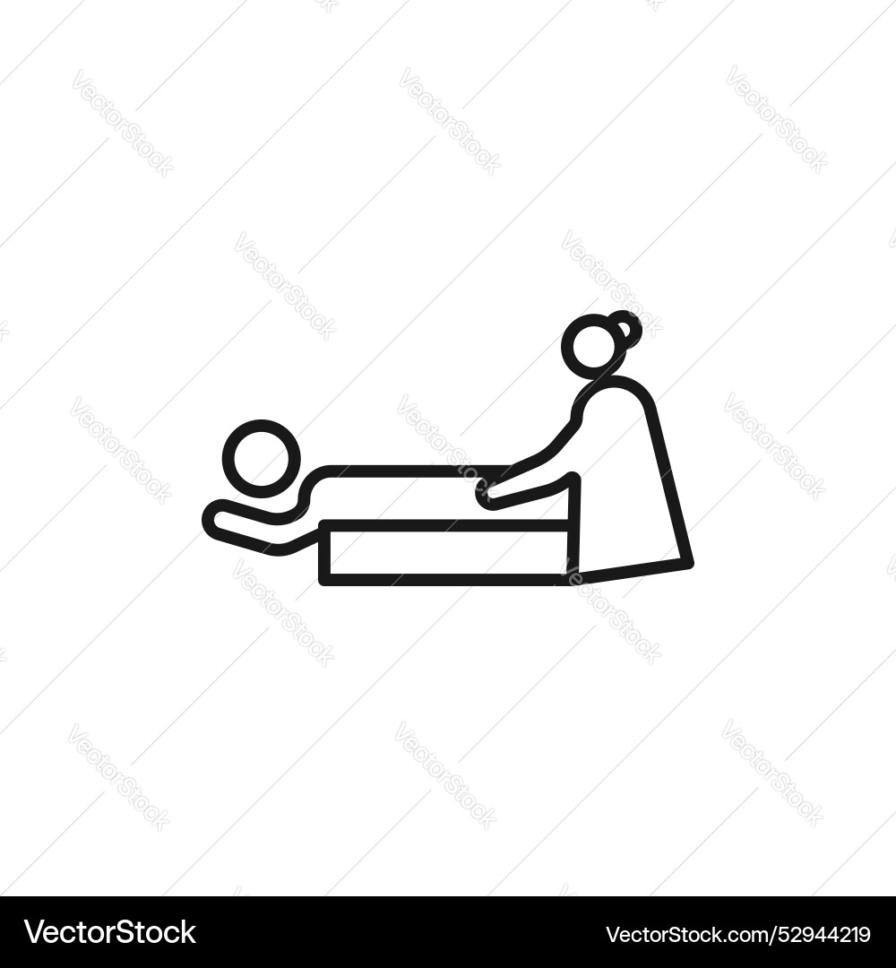 Massage icon Royalty Free Vector Image - VectorStock