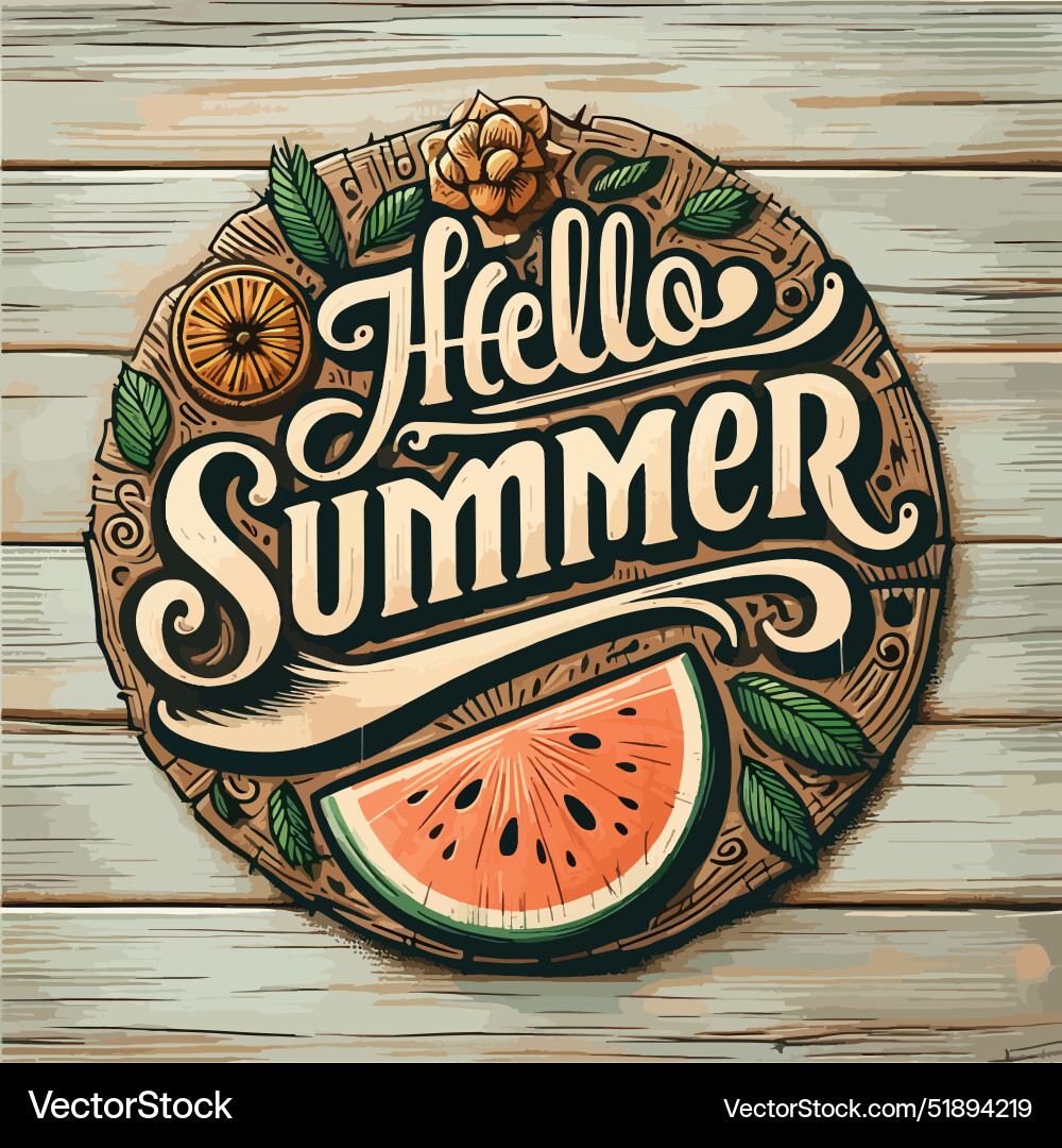 Summer design logo t shirt Royalty Free Vector Image