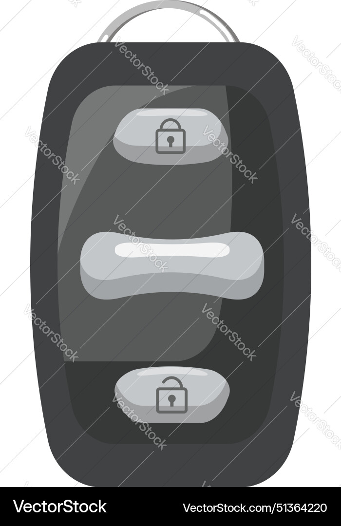 Car key fob Royalty Free Vector Image - VectorStock