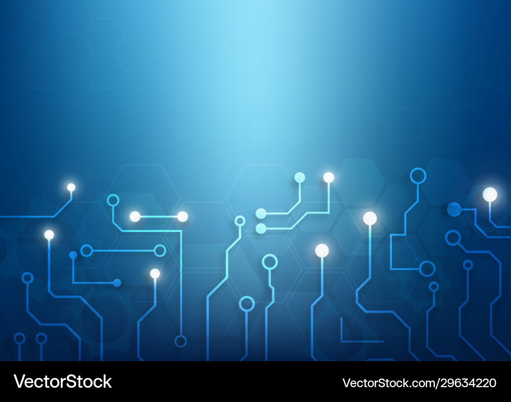 Circuit board technology background Royalty Free Vector