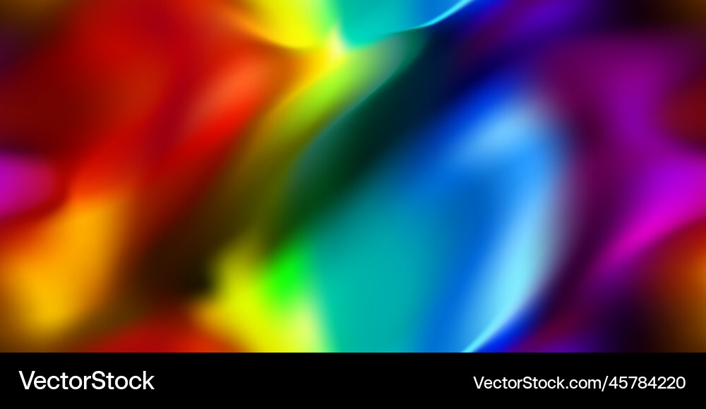 Iridescent Rainbow Hologram Abstract Royalty Free Vector