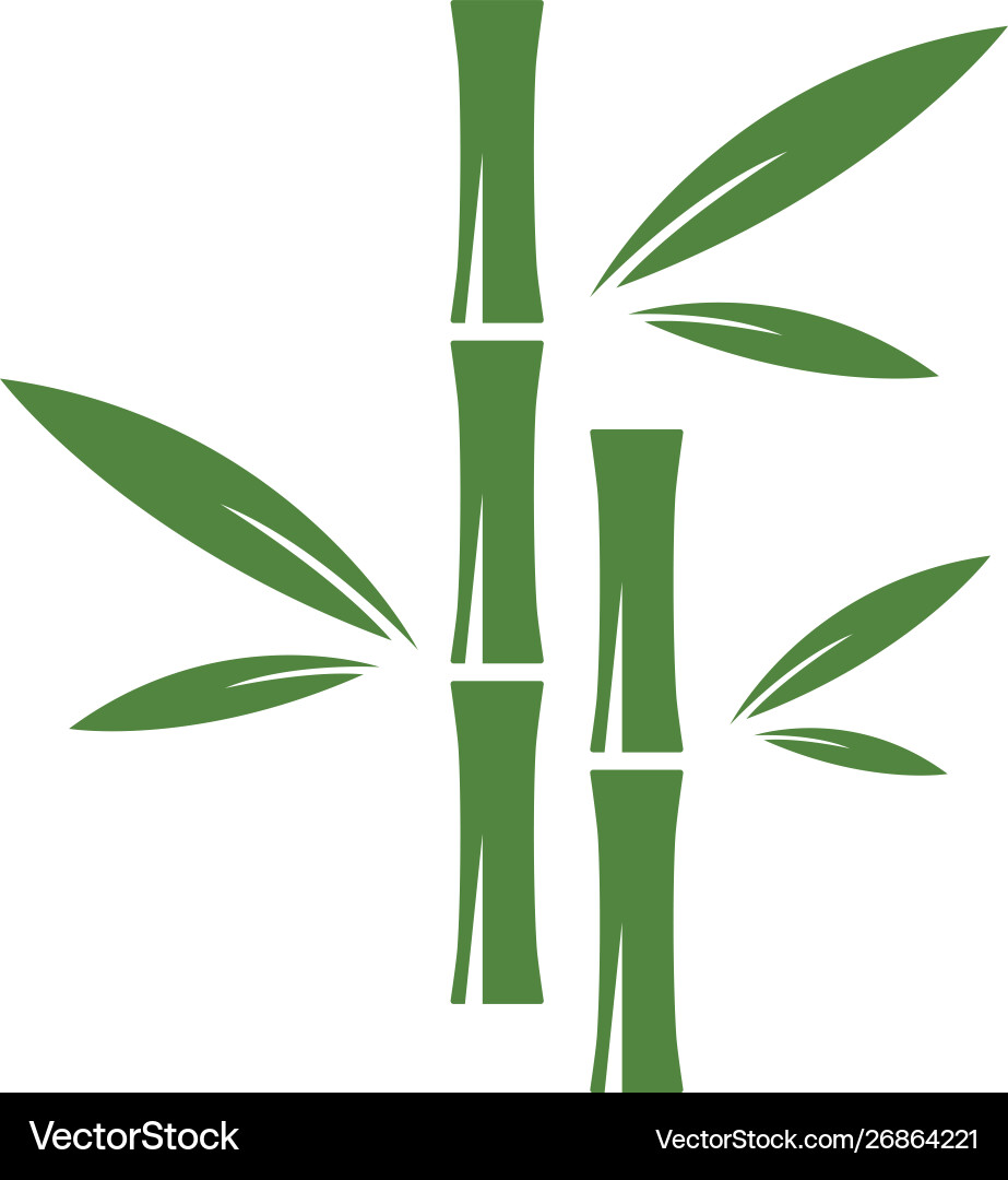 Bamboo logo Royalty Free Vector Image - VectorStock