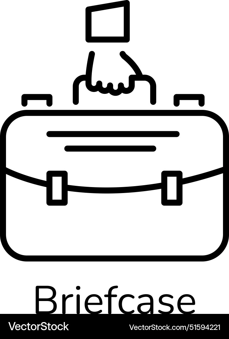 Briefcase Royalty Free Vector Image - VectorStock