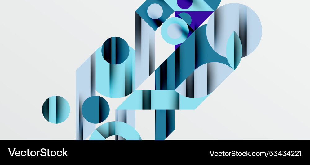 Geometric neo patterns abstract background Vector Image