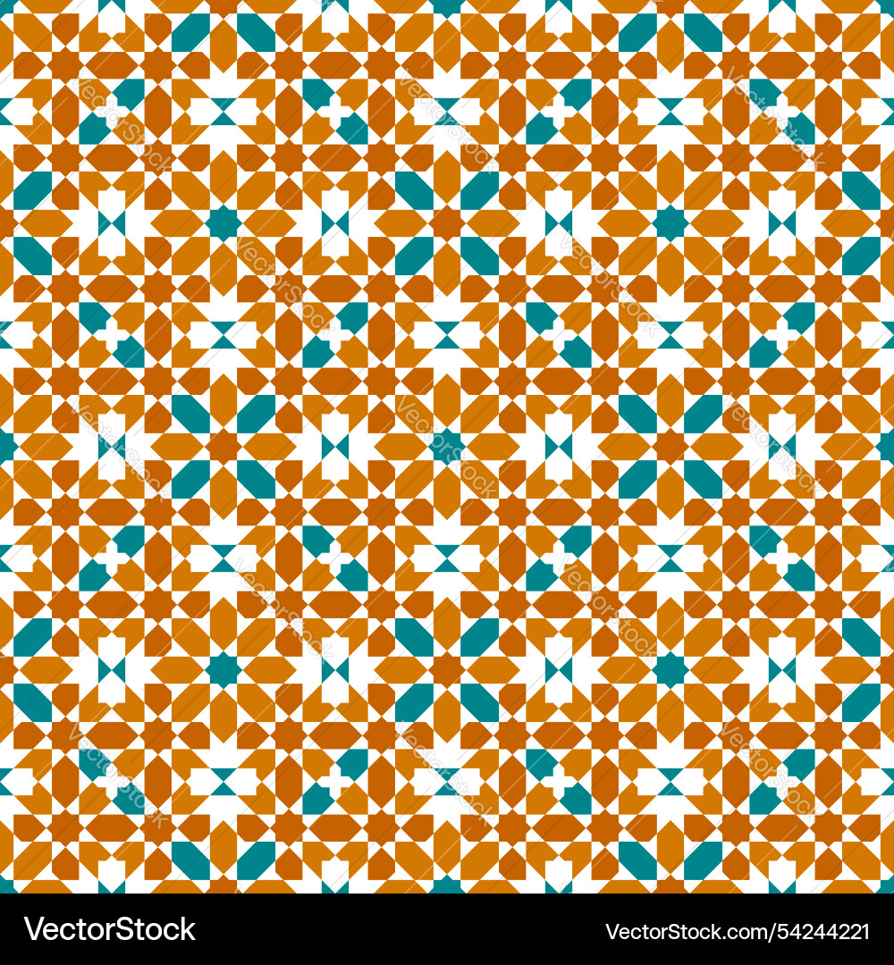 Seamless arabic ornament – Royalty-Free Vector | VectorStock