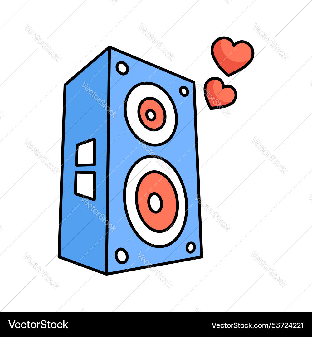 Sound system Royalty Free Vector Image - VectorStock