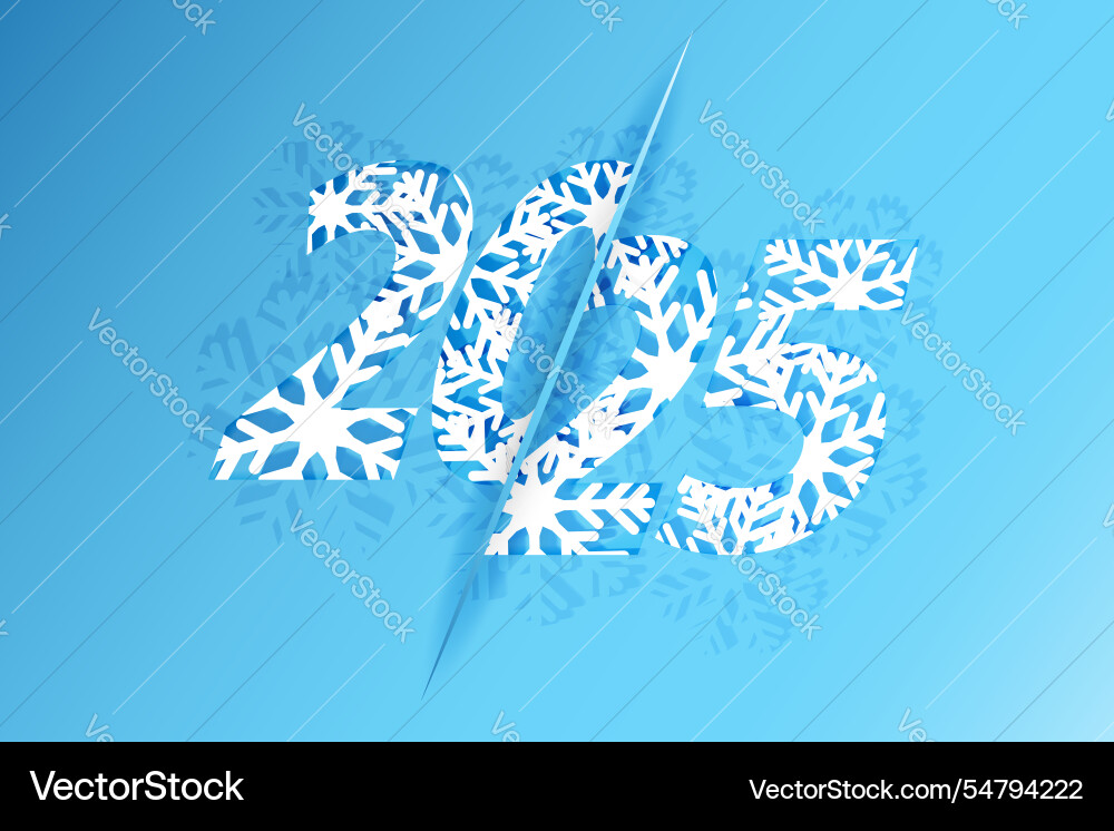 2025 new year banner design Royalty Free Vector Image
