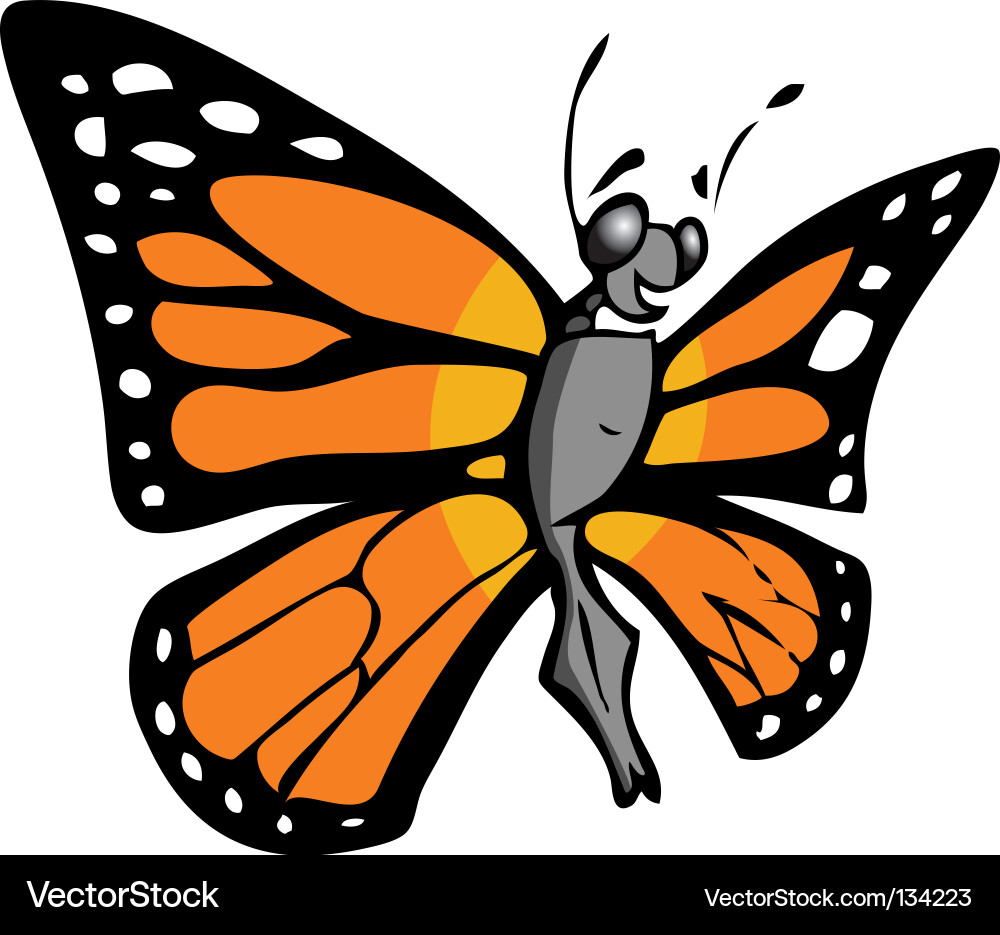 Monarch butterfly Royalty Free Vector Image - VectorStock