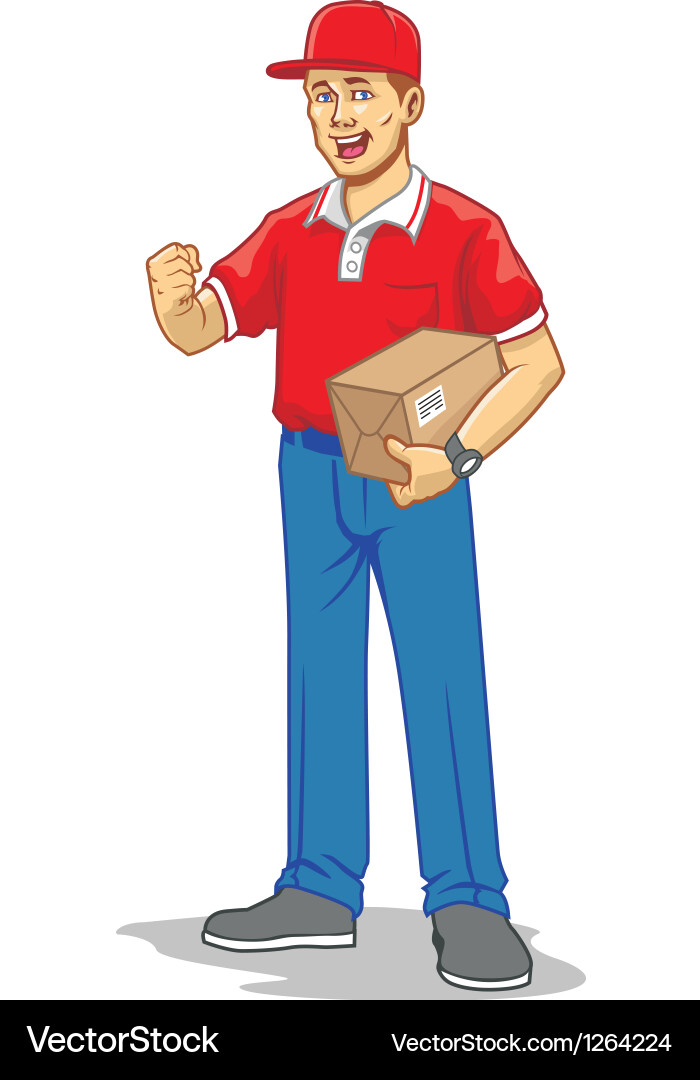 Mailman Royalty Free Vector Image - VectorStock