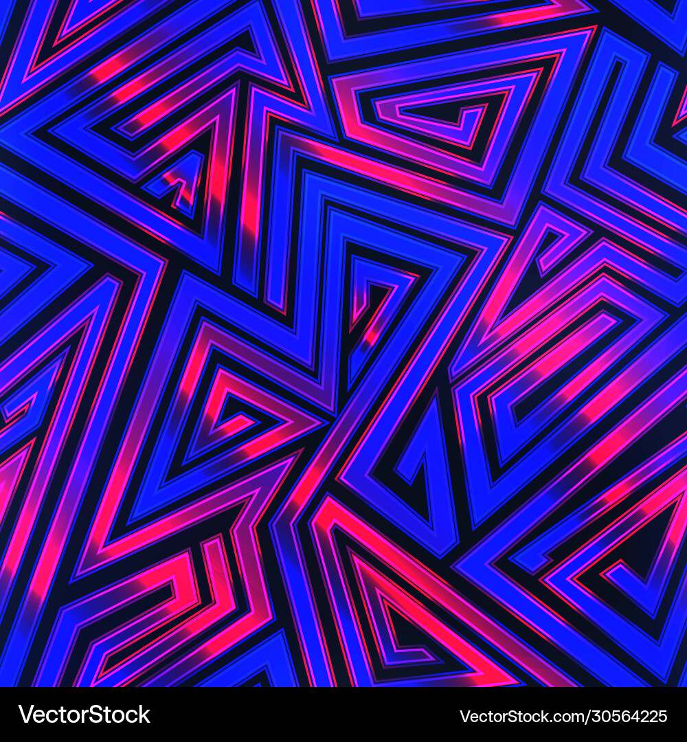 Light neon stripes seamless pattern Royalty Free Vector