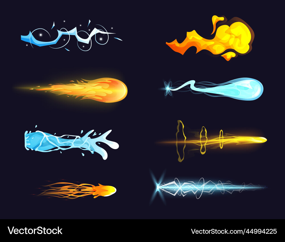 Vfx gun effect Royalty Free Vector Image - VectorStock
