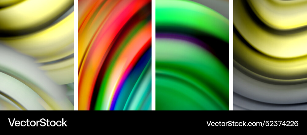 Blurred color line backgrounds Royalty Free Vector Image