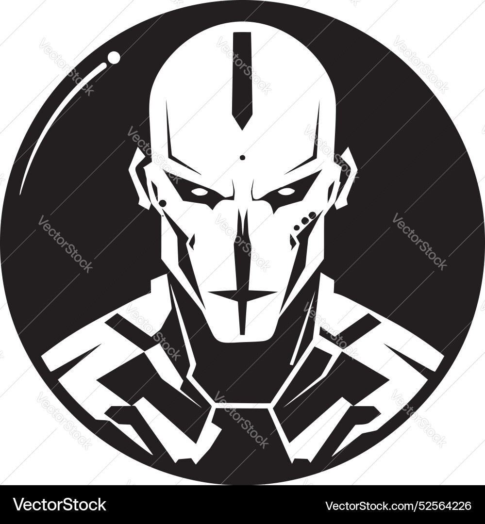 Mechanical marvel cyberrobot icon digital Vector Image