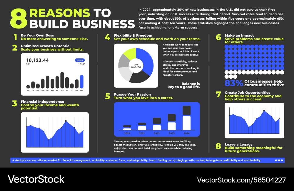 Elegant charts and graphs infographics Royalty Free Vector