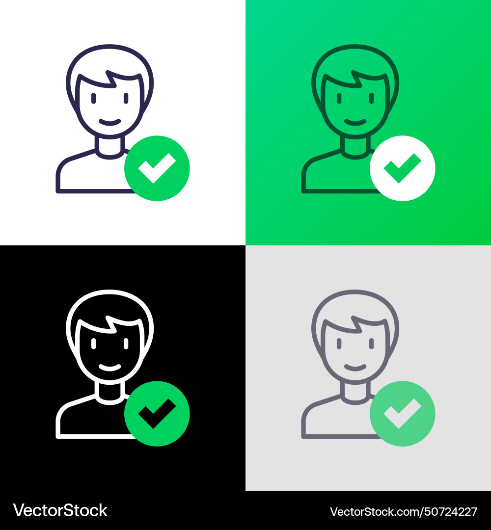 Employee is approved for job successful Royalty Free Vector