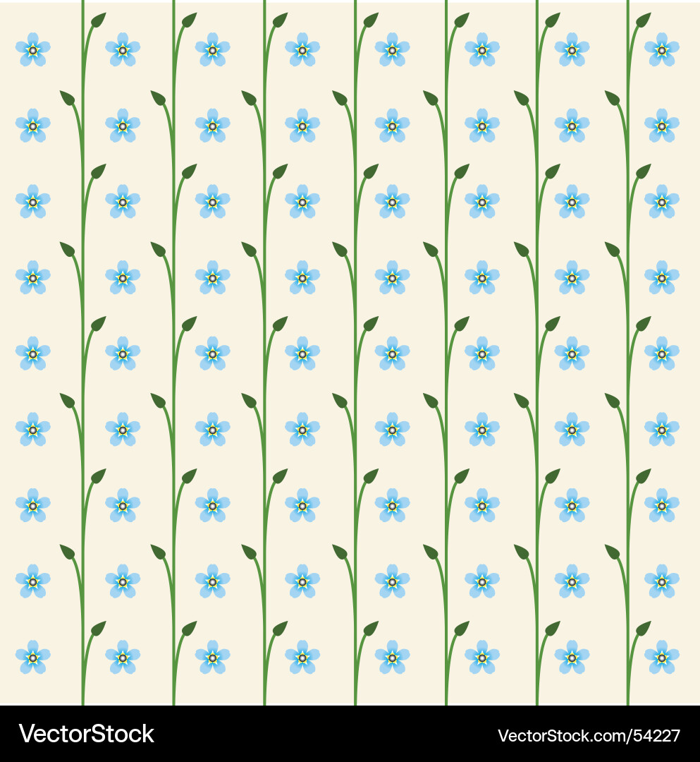 Forget me Royalty Free Vector Image - VectorStock