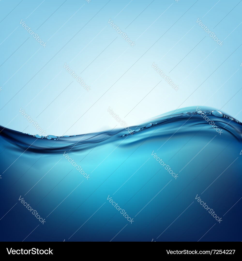 Water surface stock Royalty Free Vector Image - VectorStock