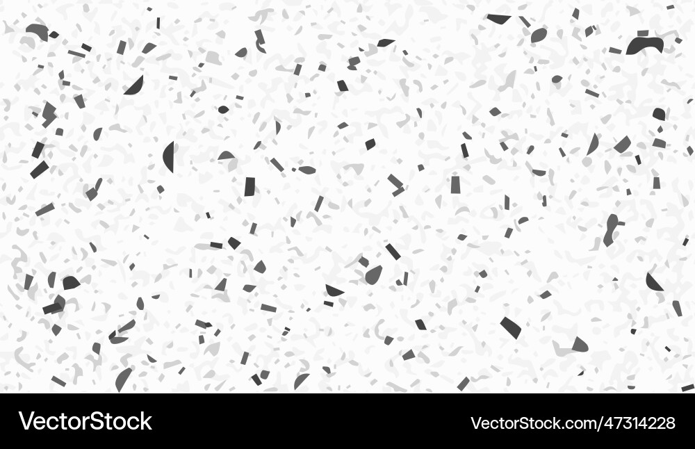 Black and Gray Terrazzo Pattern Royalty Free Vector Image