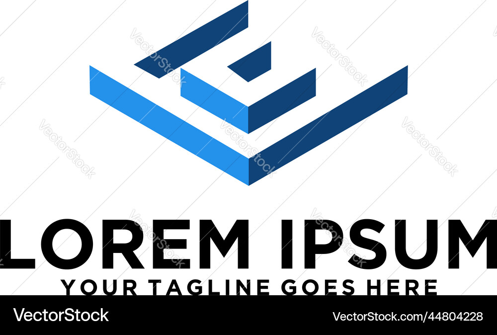 CC Construction Initial Logo Royalty Free Vector Image