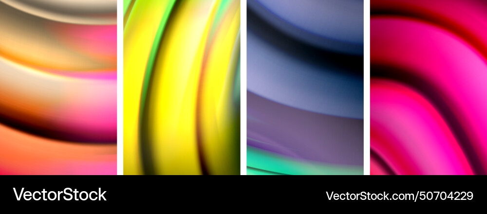 Blurred color line backgrounds Royalty Free Vector Image