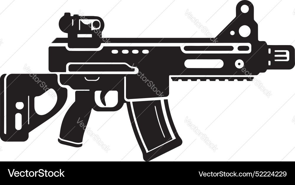 Make believe marshal iconic black logo design Vector Image