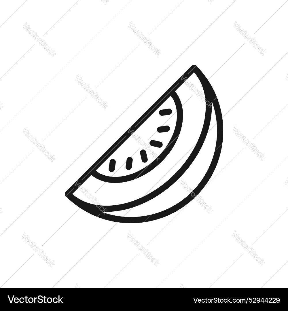 Melon icon Royalty Free Vector Image - VectorStock