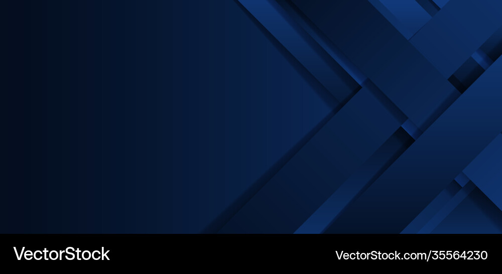 Abstract modern blue stripes or rectangle layer Vector Image