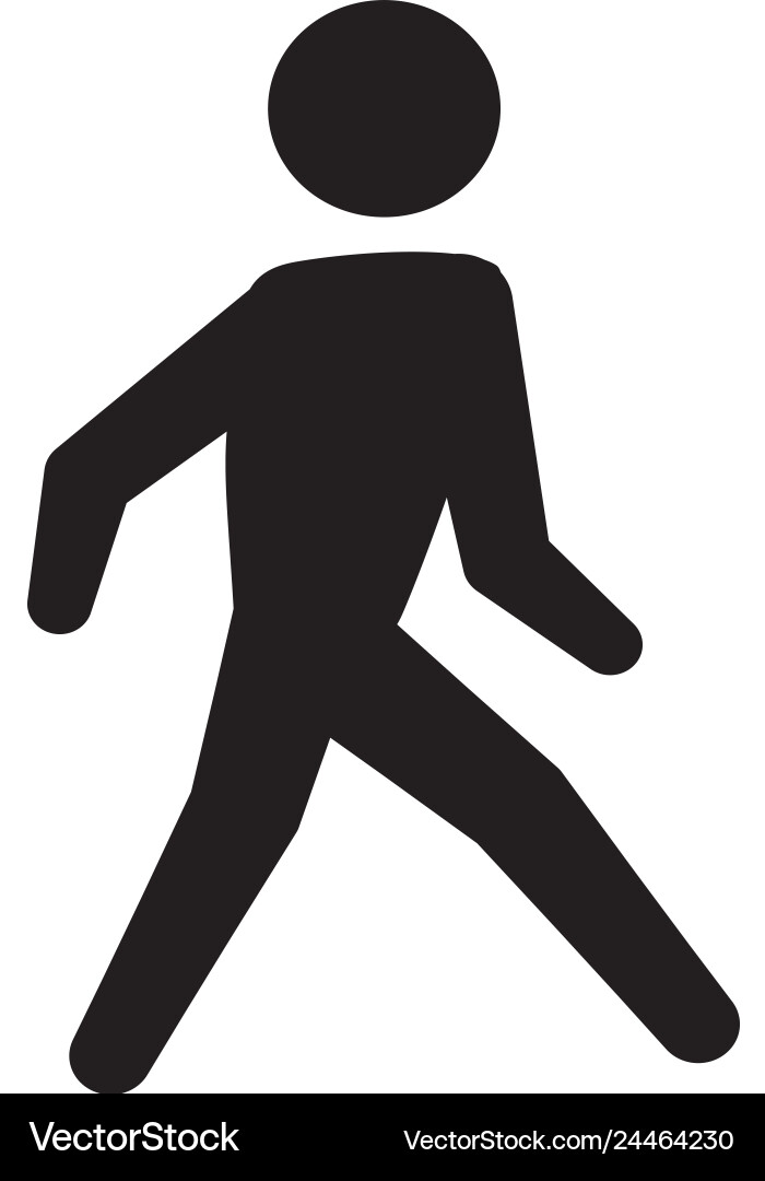 Human Figure Silhouette Walking