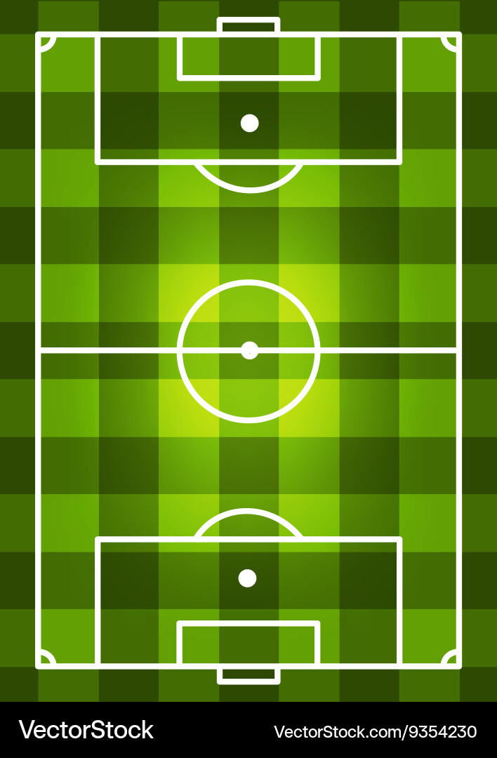Soccer field background Royalty Free Vector Image