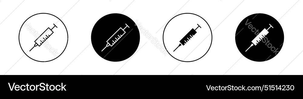 Syringe icon Royalty Free Vector Image - VectorStock