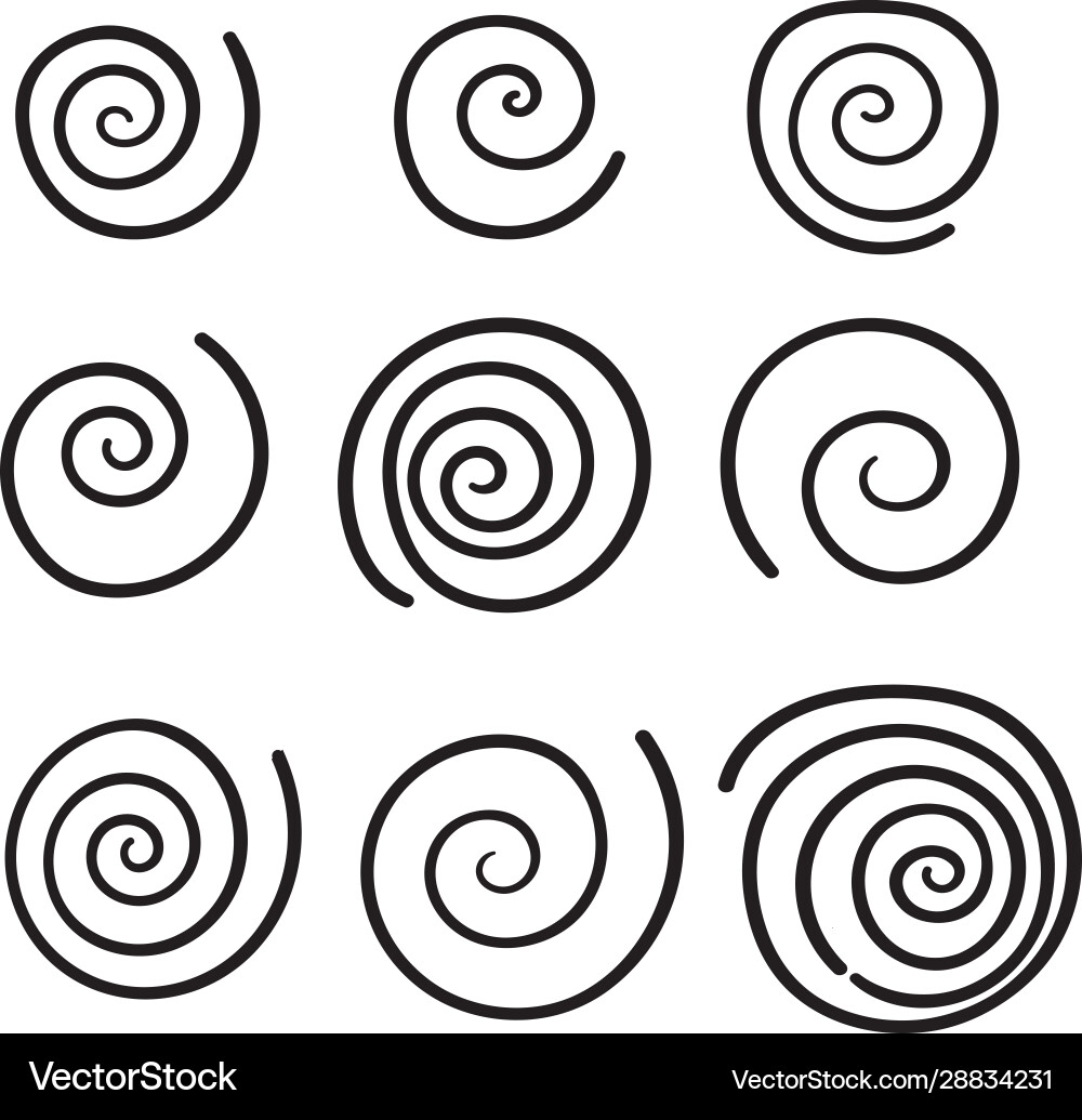 Hand-Drawn Circle Sketch Royalty Free Vector Image