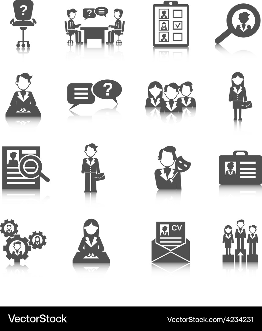Human resources icon Royalty Free Vector Image