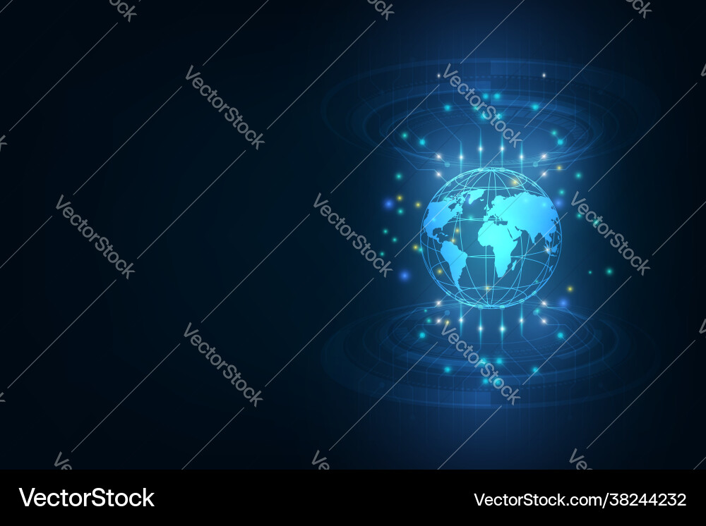 Best internet concept global business globe Vector Image