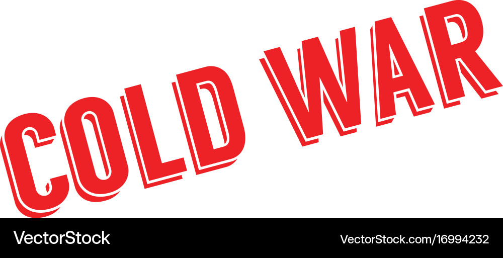 Cold war rubber stamp Royalty Free Vector Image