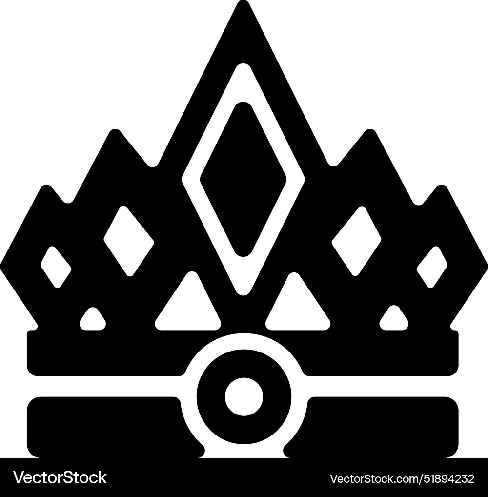 Ruler crown Royalty Free Vector Image - VectorStock
