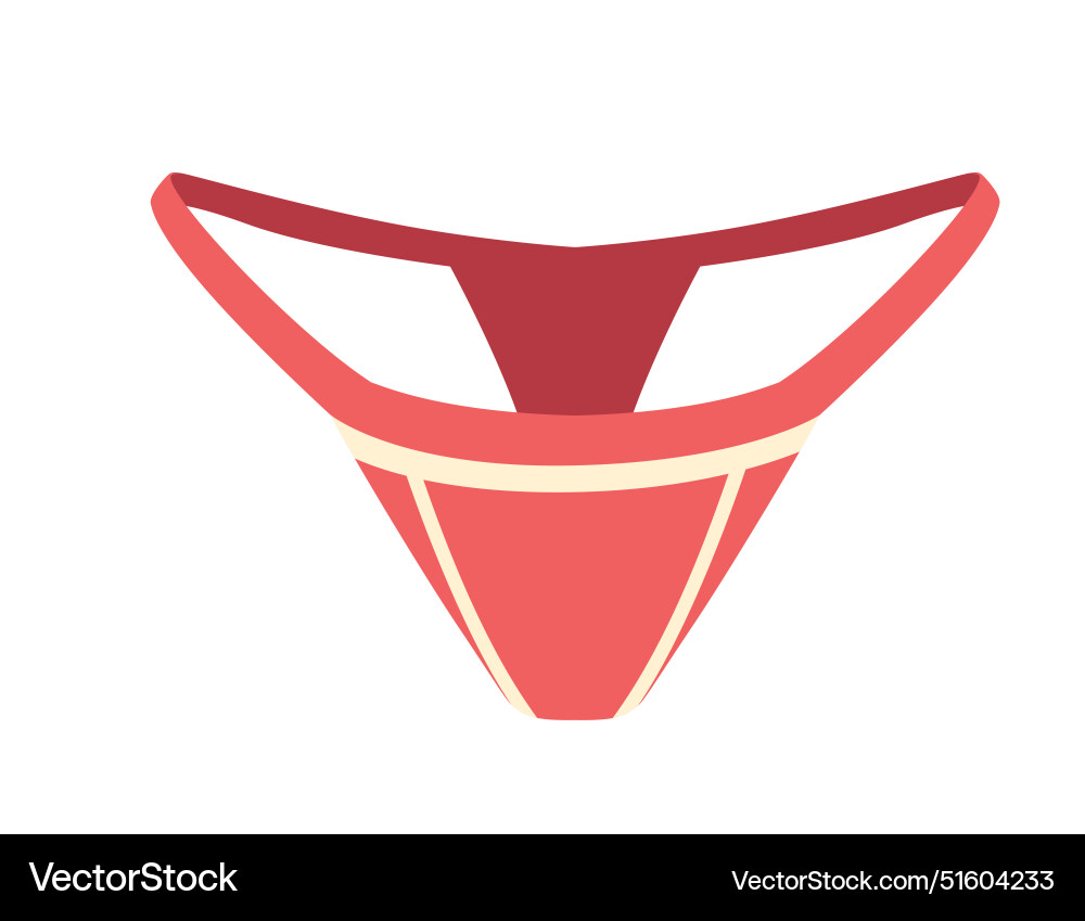 Female underwear design classic style textile Vector Image