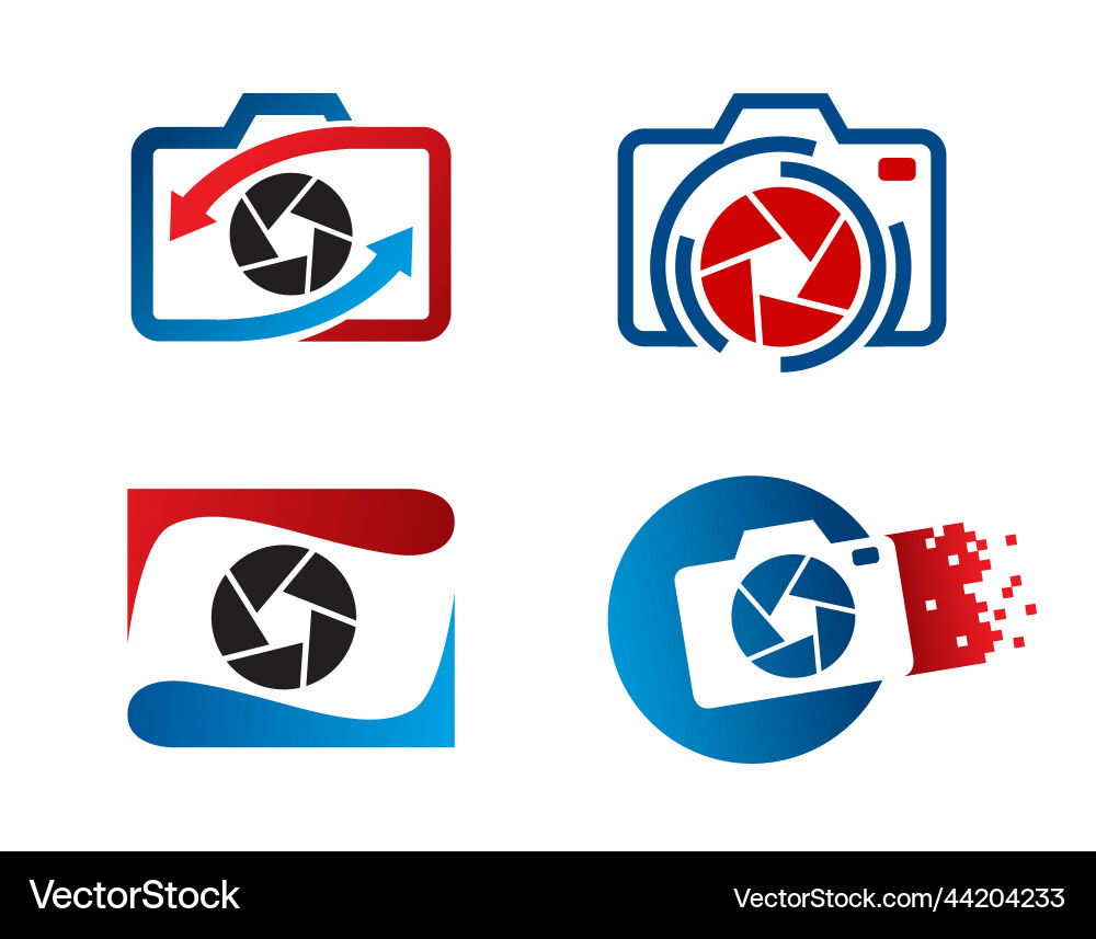 Photography logo or icon template design Vector Image